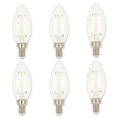 Westinghouse Lighting 40 Watt Equivalent B11 E12/Candelabra Dimmable 2700K LED Bulb & Reviews ...